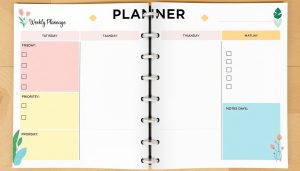 A Beginner’s Guide to Using a Weekly Planner for Goal Setting and Time ...
